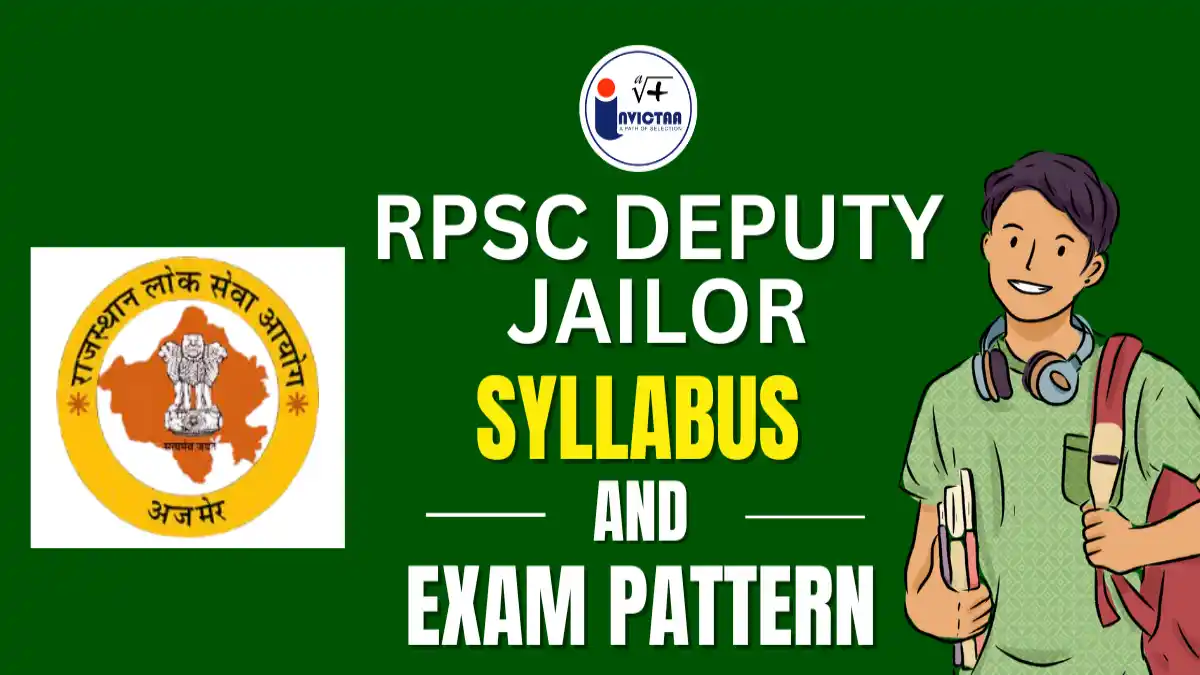 RPSC Deputy Jailor Syllabus 2025 & Detailed Exam Pattern